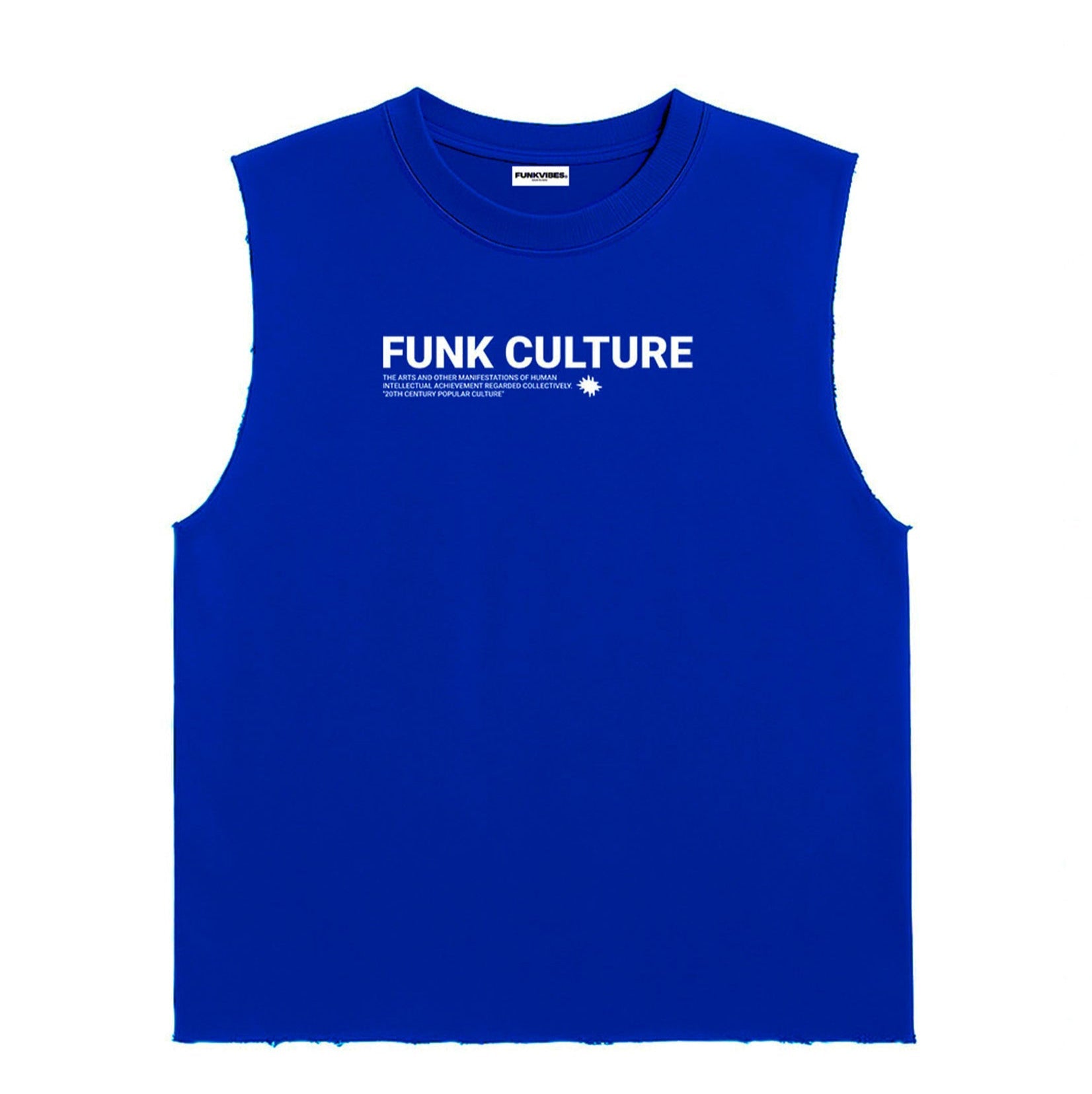 Funk Culture Blue Distressed Tank – Funk Vibes